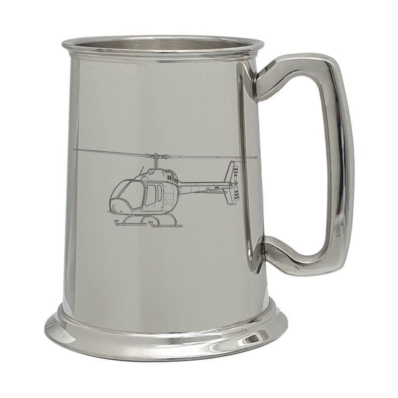 Bell 505 Jet Ranger X Helicopter Engraved Pewterware Collection | UK ...